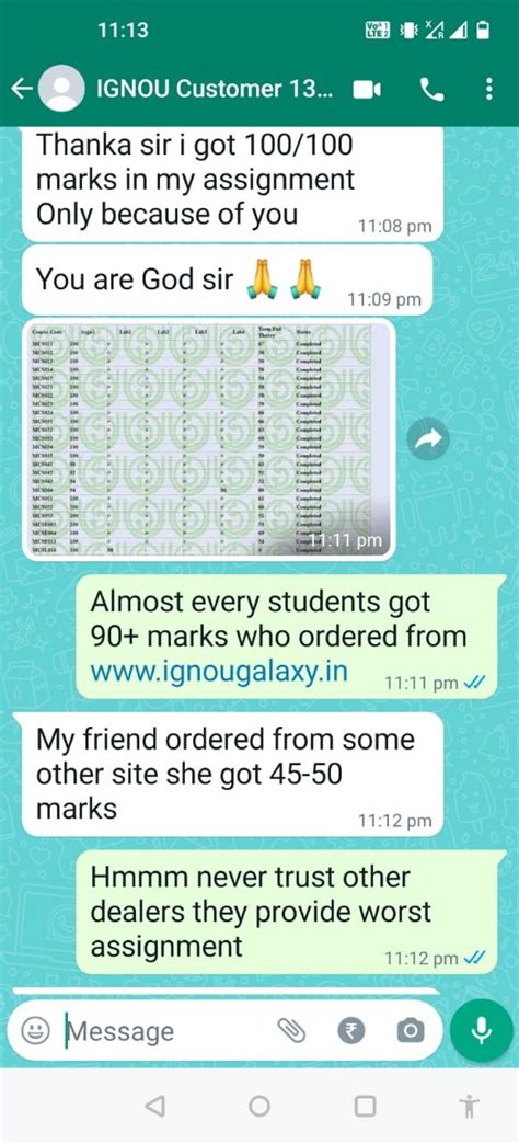 Ignou Handwritten Assignments