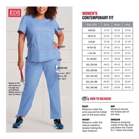 Dickies Womens Scrubs Size Guide Contemporary And Classic Fits