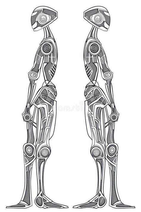 Detailed Drawing Outline Illustration Form And Structure Of Subject Using Precise Lines To