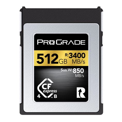 ProGrade Digital Memory Card CFexpress Type B For Cameras Optimized For Express Transfer