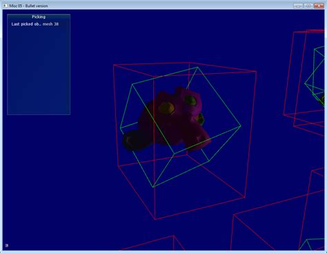 picking with a physics library
