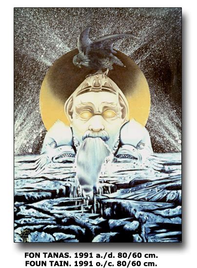 Foun Tain Oil Canvas Painting Foundmyself