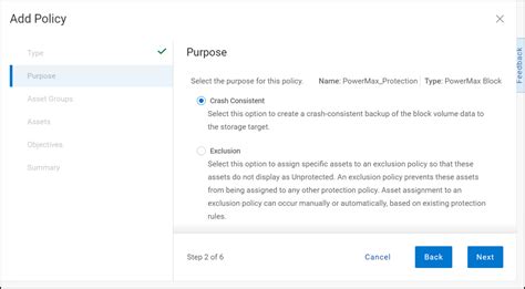 Creating A Protection Policy To Backup Powermax Storage Groups Dell Powerprotect Data Manager