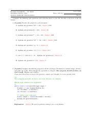 Cs180lab03quiz Sol F16 Pdf Purdue University CS 18000 Problem Solving