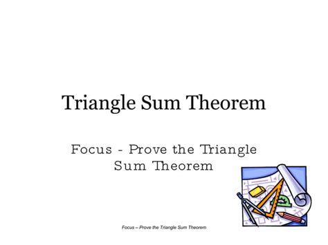 8 2 Triangle Sum Theorem Ppt