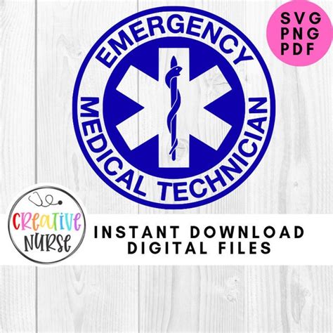 Emt Svg Etsy