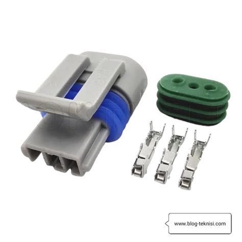 Jual Delphi 3 Way Female Metri Pack 150 Series Sensor Connector