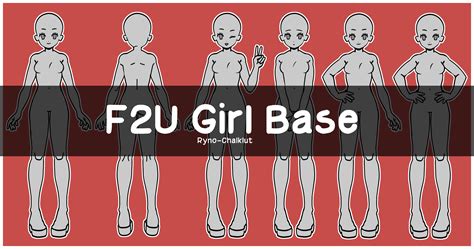 [f2u] Anime Girl Base By Ryno Chalklut On Deviantart