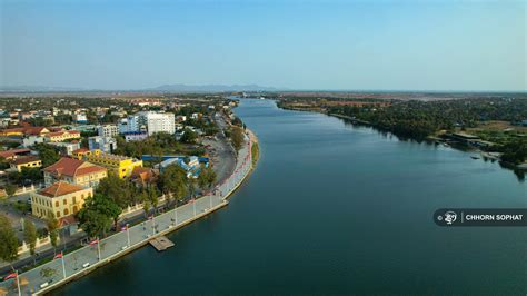 ទេសភាពក្រុងកំពតពីលើអាកាស