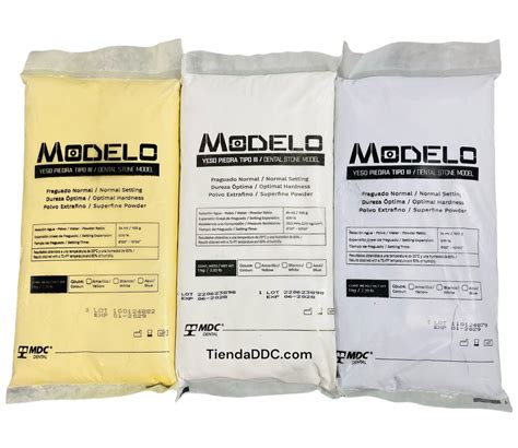 Yeso Piedra Tipo 3 Modelo Mdc Mdc Dental Tienda Ddc