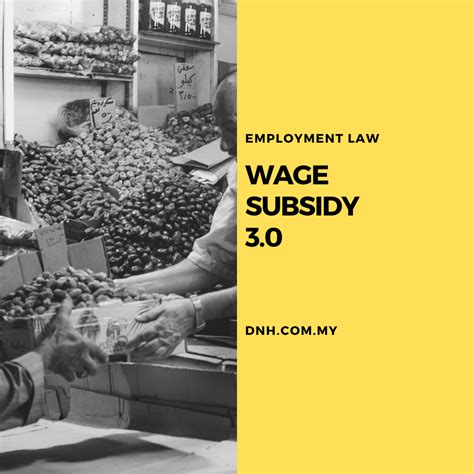 Wage Subsidy 30 Donovan And Ho