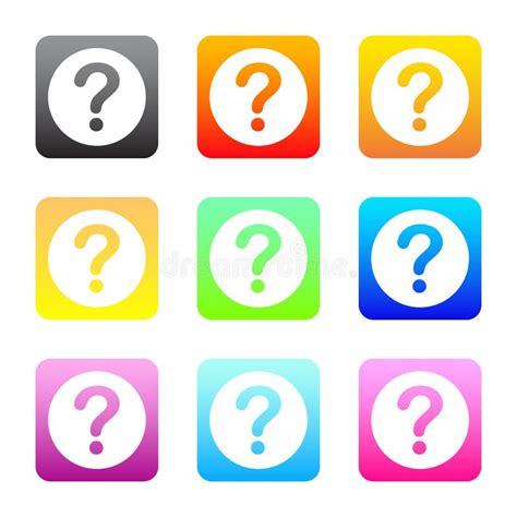 Colorful Question Mark Icons Stock Illustrations 1 800 Colorful Question Mark Icons Stock