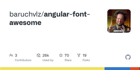 Github Baruchvlzangular Font Awesome