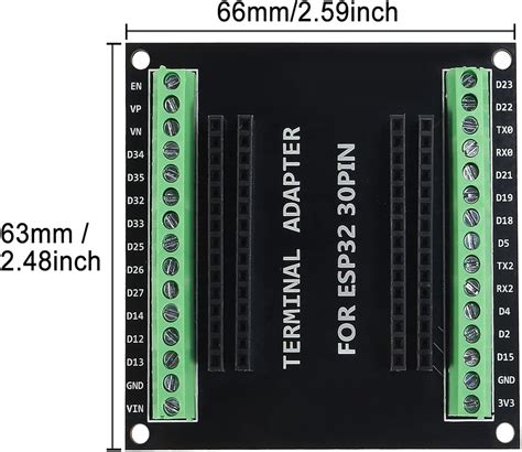 Dorhea 4pcs Esp32 30pin Breakout Board Gpio 1 Into India Ubuy