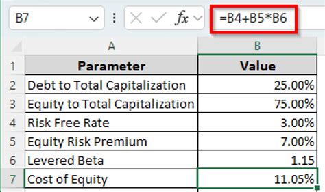 How To Calculate WACC In Excel Suitable Methods Excel Insider