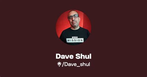 Dave Shul Listen On Youtube Spotify Linktree