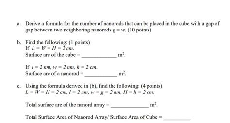 Solved 1 Figure 1 Shows A Cube With Sides L W H Figure Chegg Com