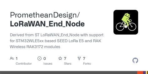 github prometheandesign lorawan end node derived from st lorawan end node with support for