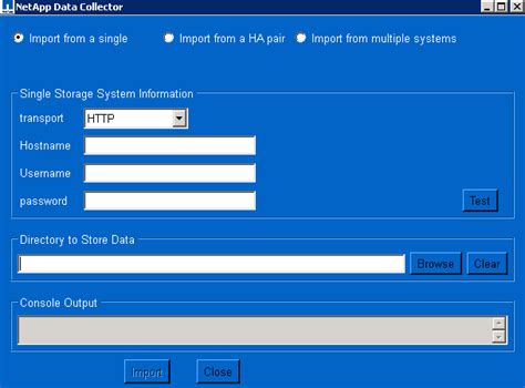 NetApp Instructions For Running The NetApp Data Collector Against A