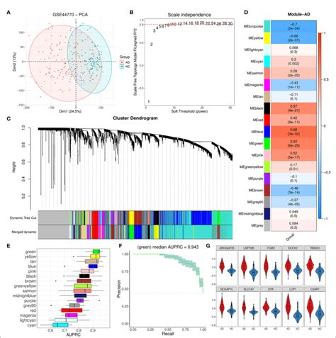 Figure Module Identification By Wgcna And Primary Exploration A Pca Download Scientific