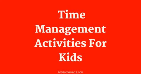 9 Best Time Management Activities For Adults 2023