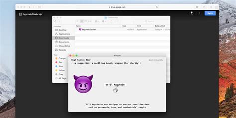 Major Macos Incl High Sierra Keychain Password Extraction