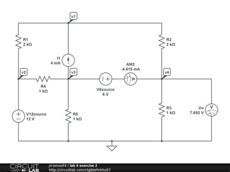 Lab 4 Exercise 2 Circuitlab