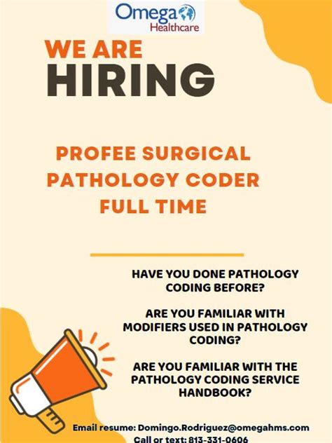 Pathology Him Coding Omegahealthcare Fulltime Medicalcoding