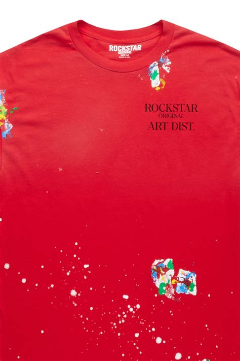 Rockstar Art Gallery Hoodie Sweatpants And Jeans Rso Paint Splatter
