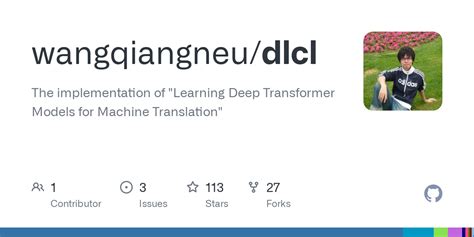 Github Wangqiangneu Dlcl The Implementation Of Learning Deep