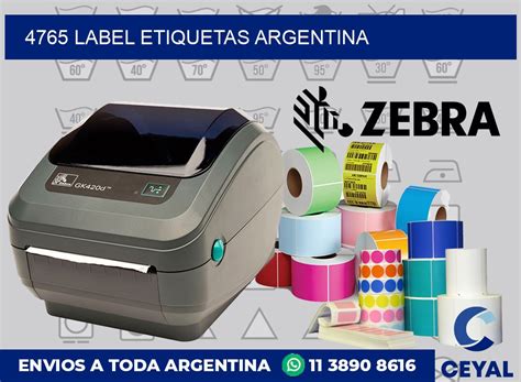 4245 Label Etiquetas Argentina Rollos Zebra