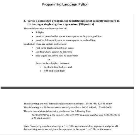 Solved Programming Language Python 2 Write A Computer