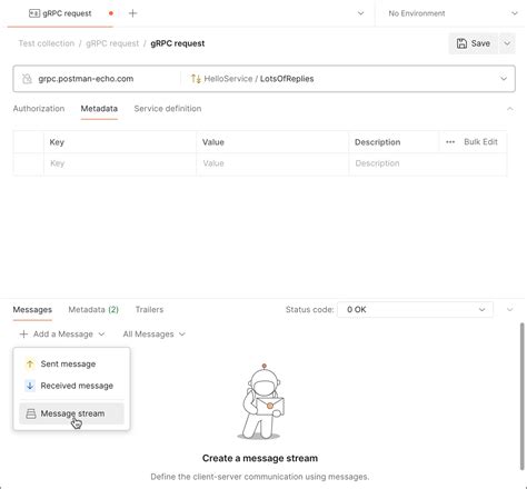 Save Edit And Share Grpc Request Response Examples Postman Learning Center