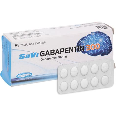 Thuốc Savi Gabapentin 300 Trị động Kinh Cục Bộ 3 Vỉ X 10 Viên 09 2024