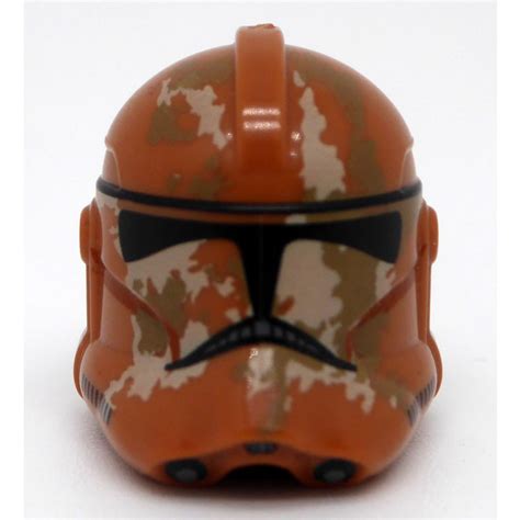 Lego Clone Trooper Helmet Phase 2 With Geonosis Clone Trooper
