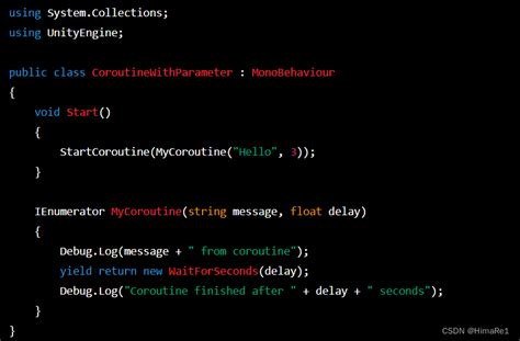 Unity多线程和协程unity 多线程 Csdn博客