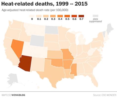 Cold Temperatures Kill More Americans Than Hot Ones Cdc Data Show The Washington Post