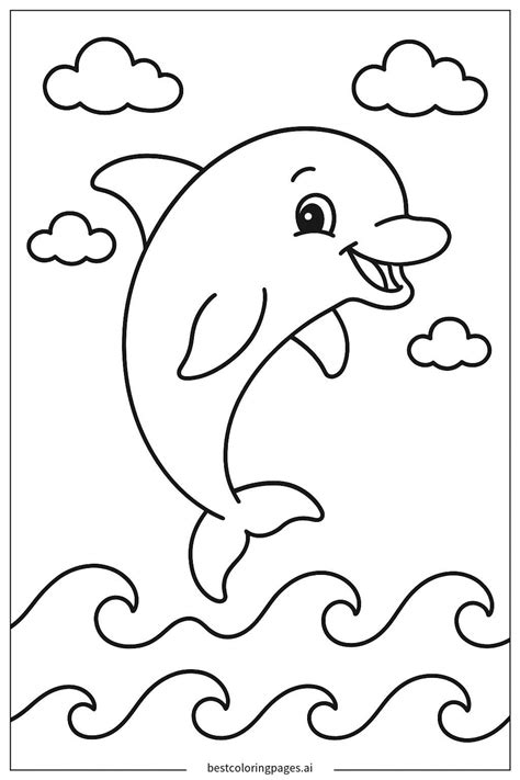 Lisa Franks Joyful Dolphin Adventure Coloring Page Free Printable Lisa Franks Joyful Dolphin Adventure Coloring Page Free Printable