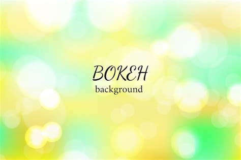 추상 Bokeh 요정 빛 배경 벡터 프리미엄 벡터