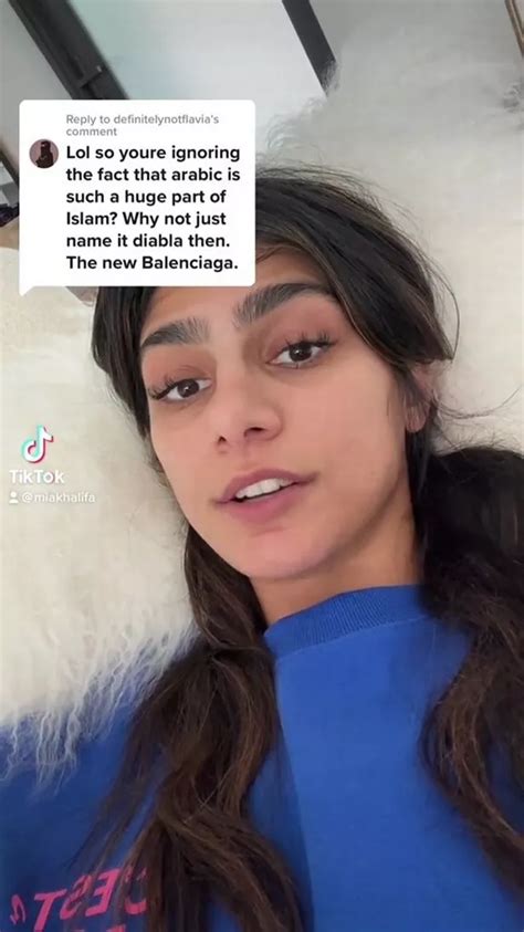 Mia Khalifa Shuts Down Trolls Over Devil Brand Name And Vile Hijab Porn Jibes