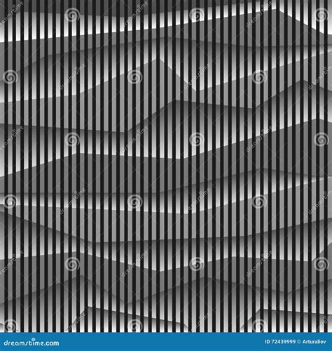 Monochrome Striped Abstract Background Stock Vector Illustration Of