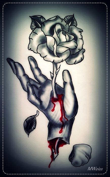 Bleeding Hand Art