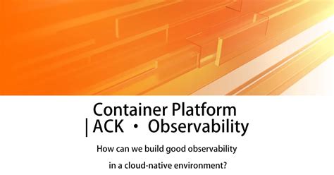 Cloud Native Container Platform ACK Observability
