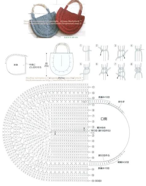 схемы вязания крючком сумок из джута 2 тыс изображений найдено в Яндекс Картинках Crochet Bag