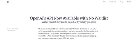 Openai 删除 Gpt 3 候选名单，完全开放其 Api Linuxeden开源社区