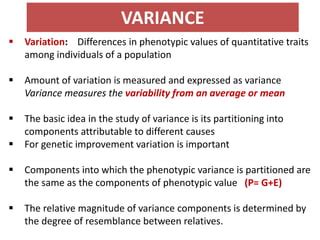 Variance And GE Interactions PPTX