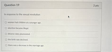 Solved Question PtsIn Response To The Sexual Chegg Com