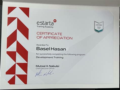 Basel Hasan On Linkedin Softwaredevelopment Trainingexperience Estarta 21 Comments