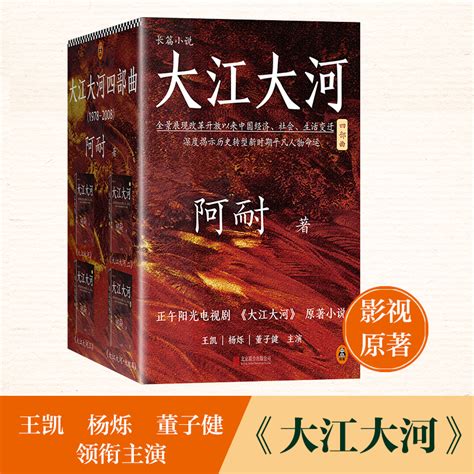 大江大河2书原著正版全套全集共4册阿耐作品四部曲1949王凯杨烁主演改编电视剧同款原著小说大江东去欢乐颂青春文学励志当代文学虎窝淘