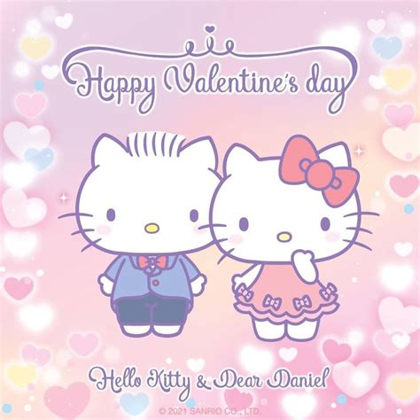 Hello Kitty同dear Daniel祝各位情人節快樂💕🥰 唔知大家今日準備咗咩驚喜呢？😻🎁 Sanriohk